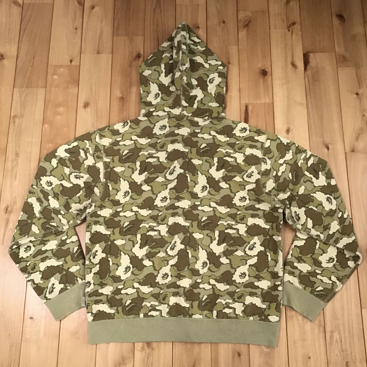 Bape BAPE x kaws cloud camo full zip hoodie | Grailed