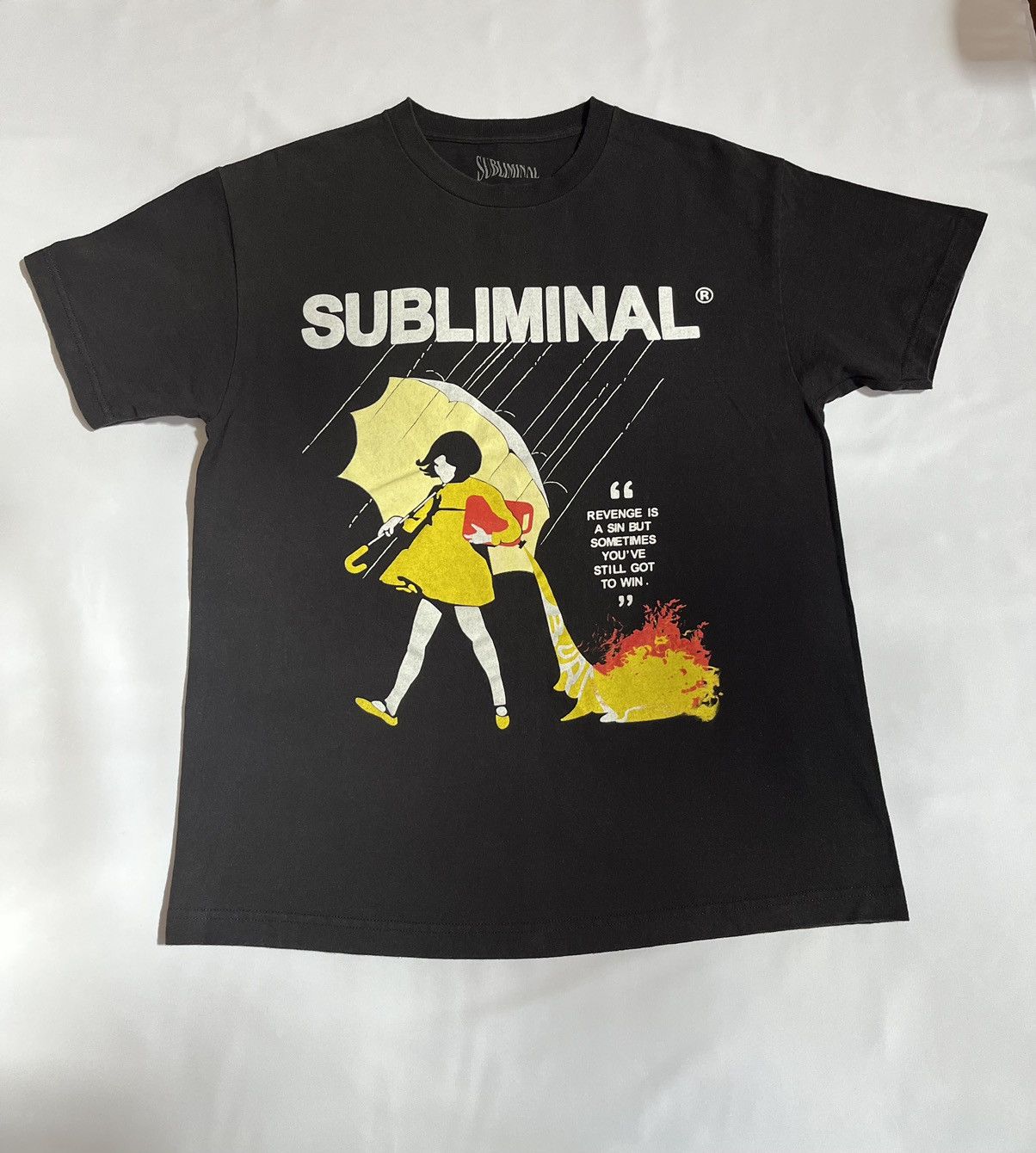 Streetwear × Underground Subliminal “Revenge” T- Shirt | Grailed