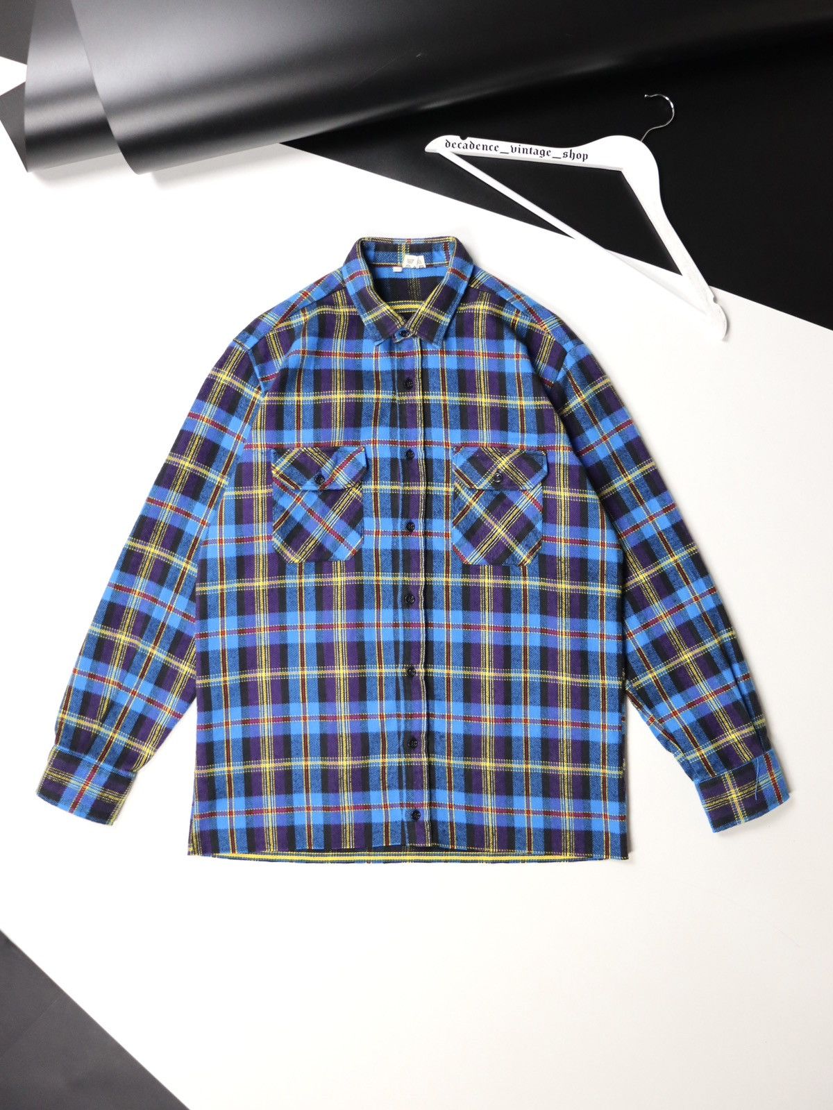 Flannel × Streetwear × Vintage Rare vintage flannel shirt cropped ...