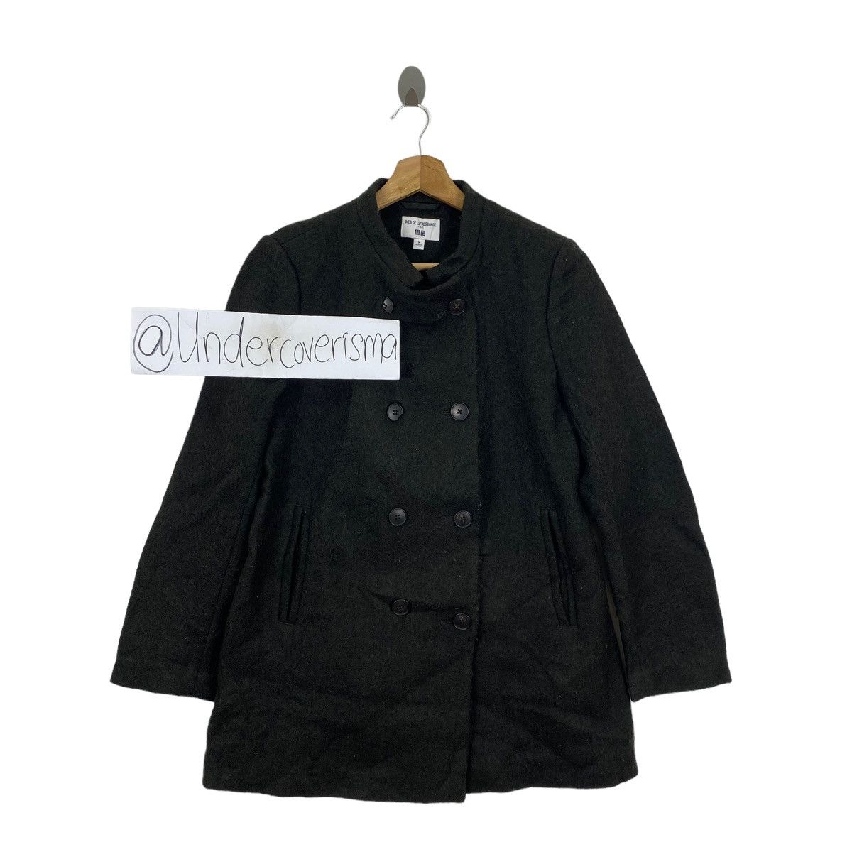Uniqlo INES De La FRESSANGE Paris Designer x Uniqlo Duffle Black | Grailed