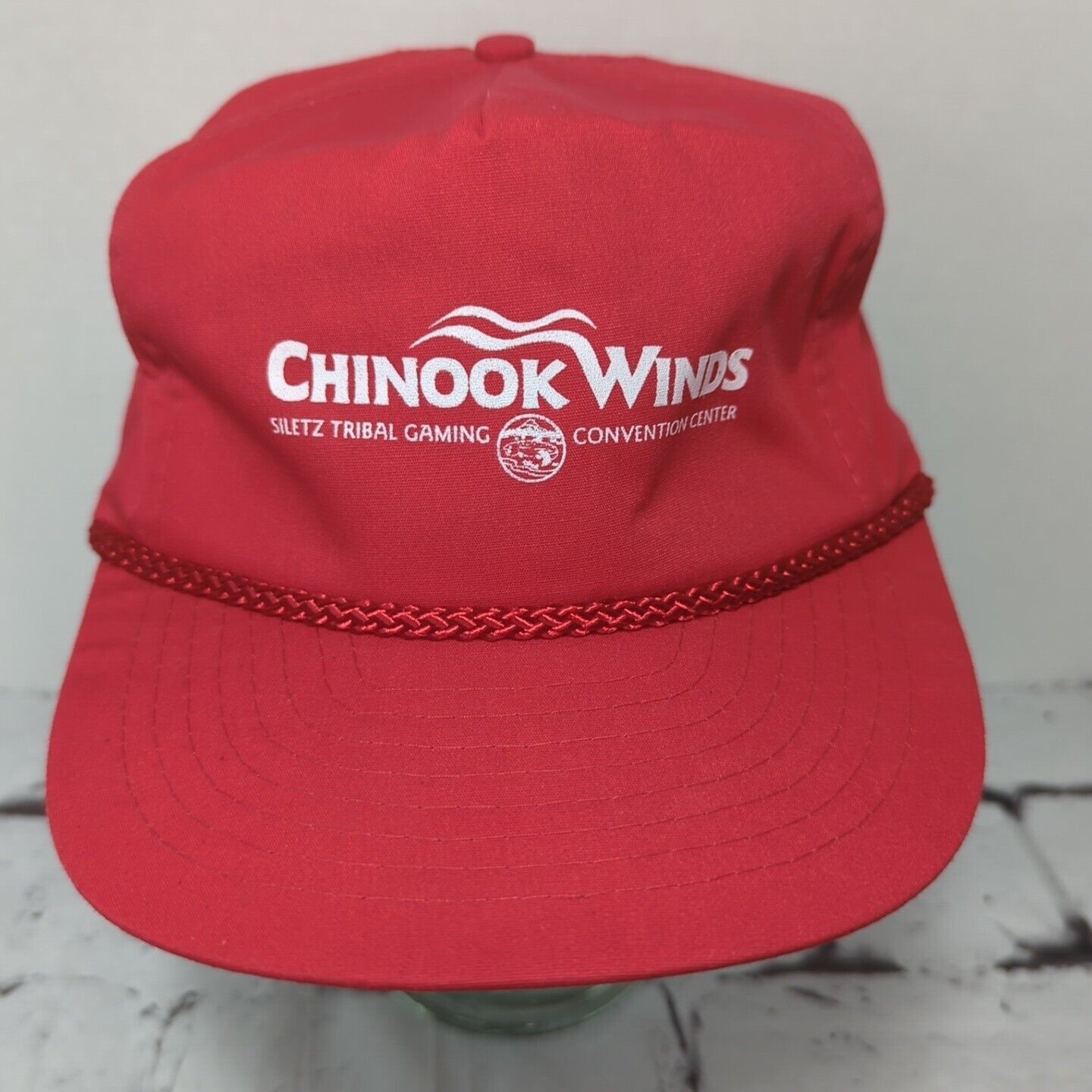 Bally Chinook Winds Red Hat Adjustable Ball Cap Vintage Advertising ...