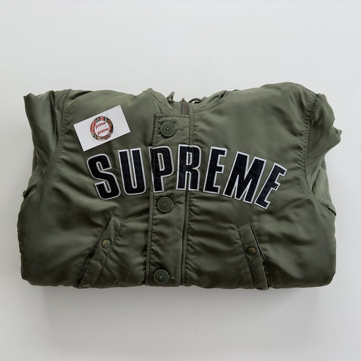 Military × Supreme × Vintage 🪖 Supreme Arc Logo N3B Parka⁣⁣ | Grailed