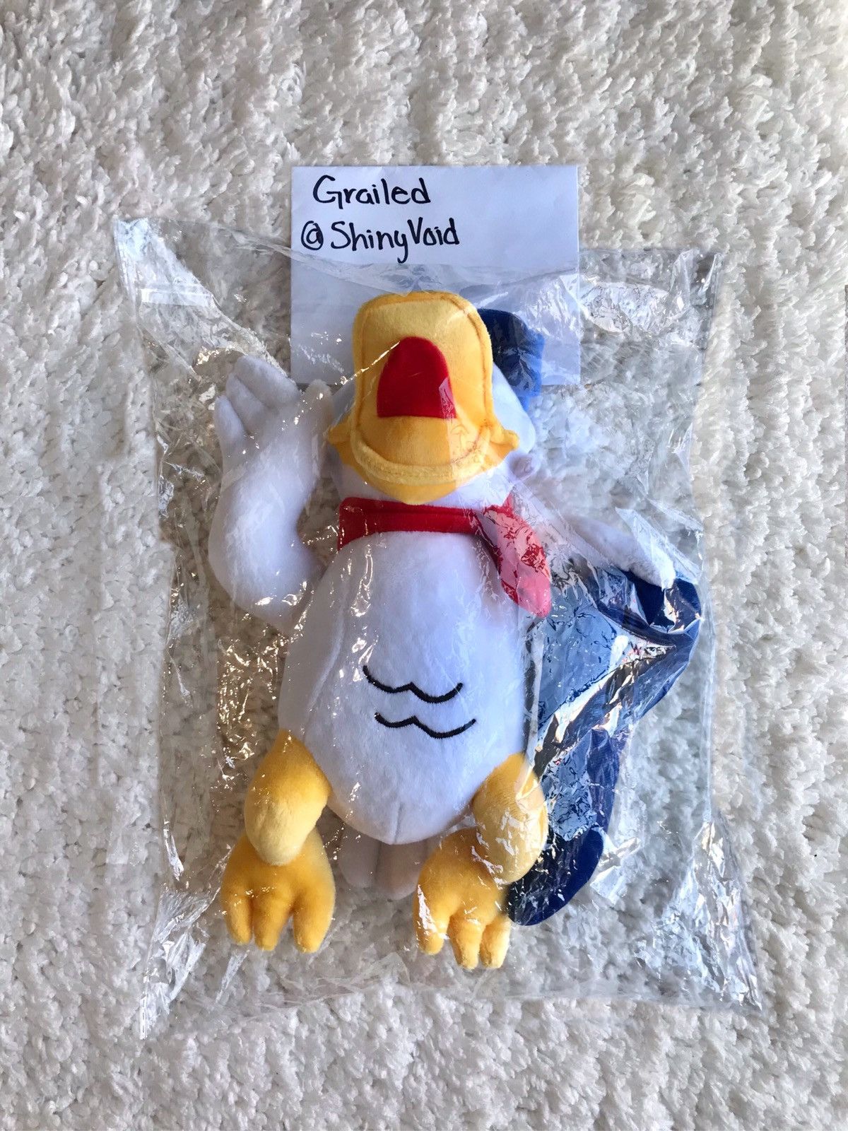 Palace Palace Chilly Duck Out Toy White FW20 | Grailed
