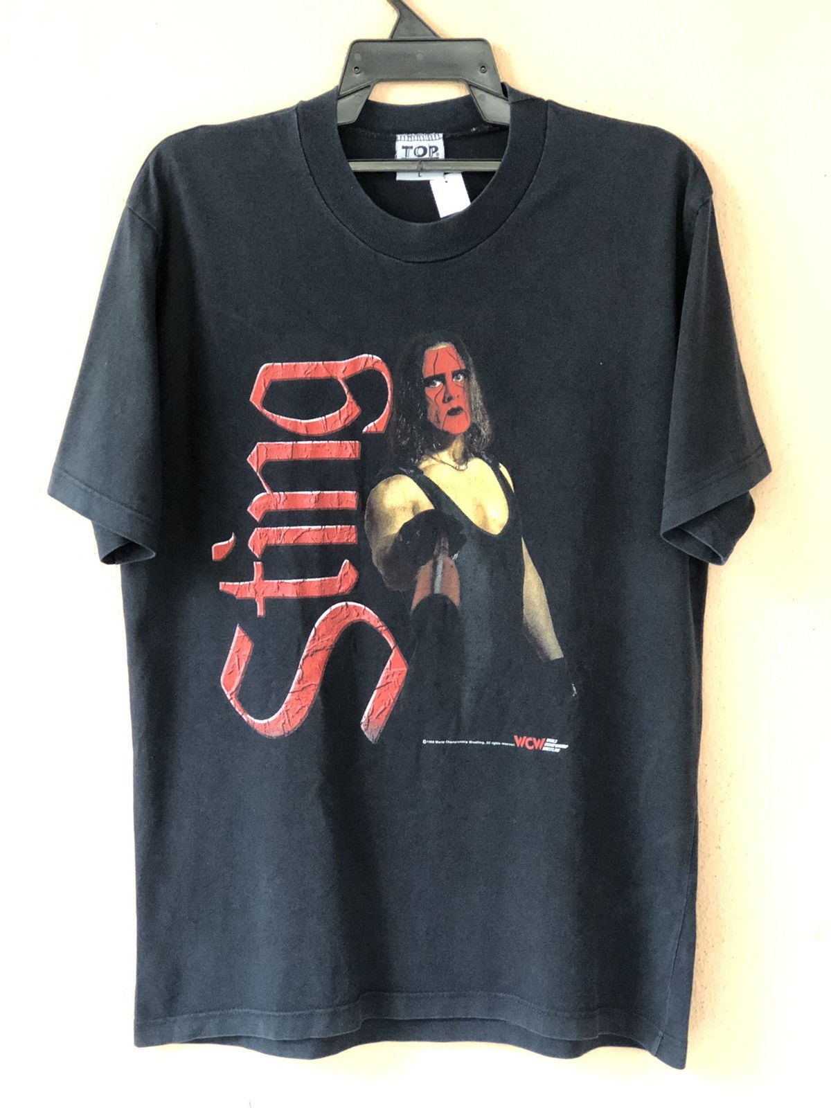 Vintage Vintage 90s STING WCW Wrestling Promo Tee | Grailed