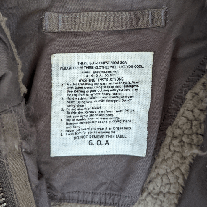 Japanese Brand Japan GOA Military Style Parka Long Jacket | Grailed