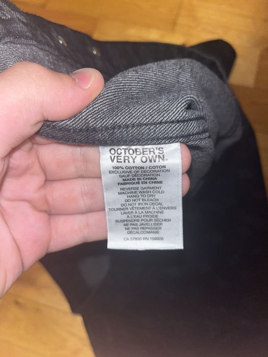 Octobers Very Own OVO Monogram Denim Trucker Jacket | Grailed