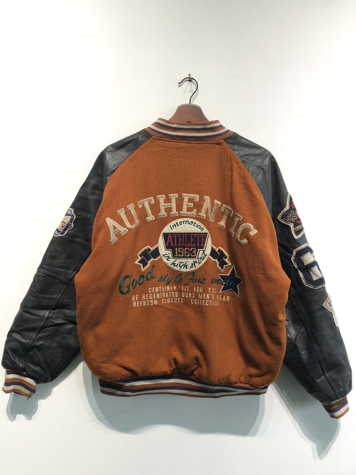 Express × Varsity Jacket × Vintage Expressly Authentic Athletic Big ...