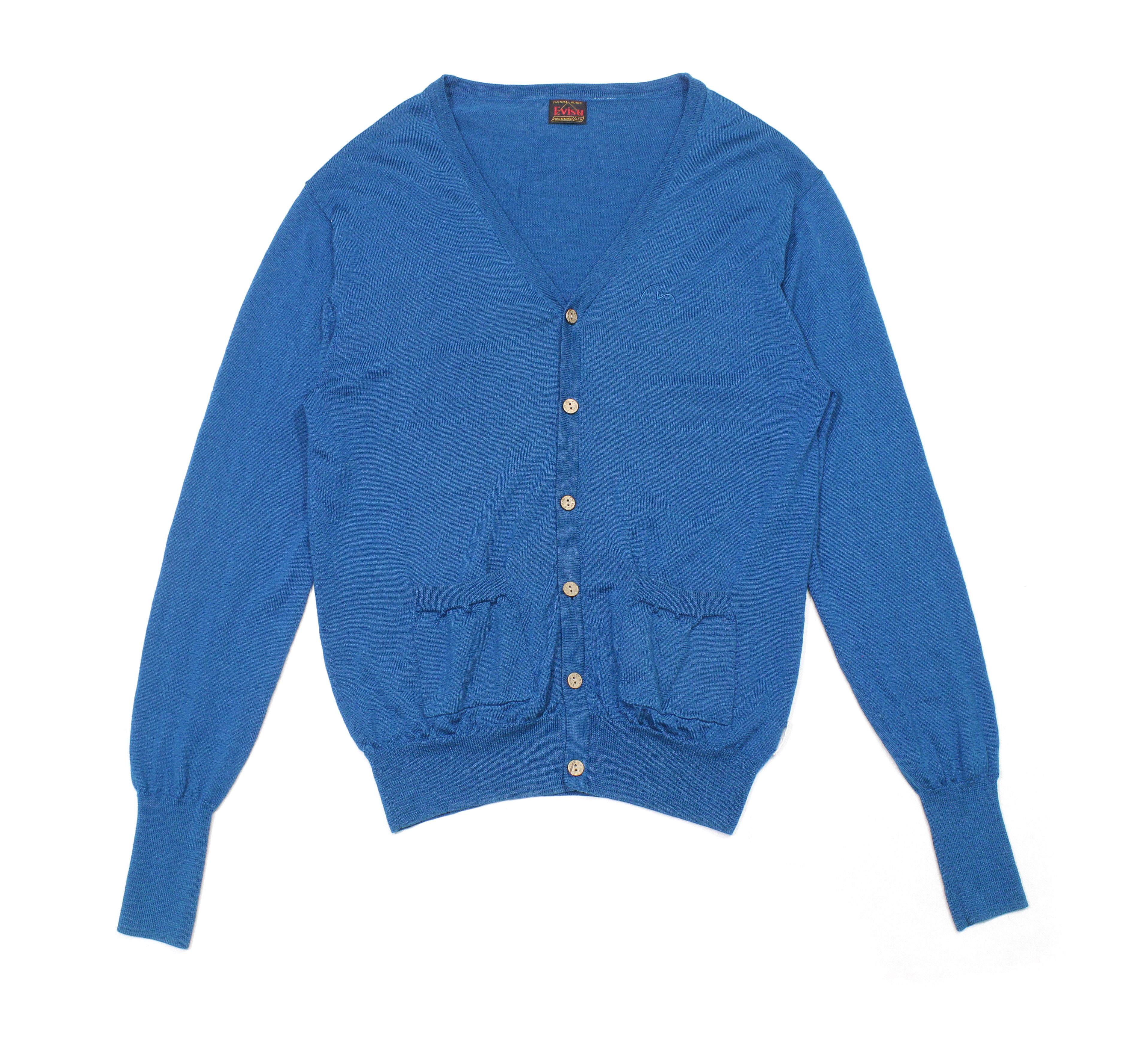 Evisu Wool Cardigan | Grailed