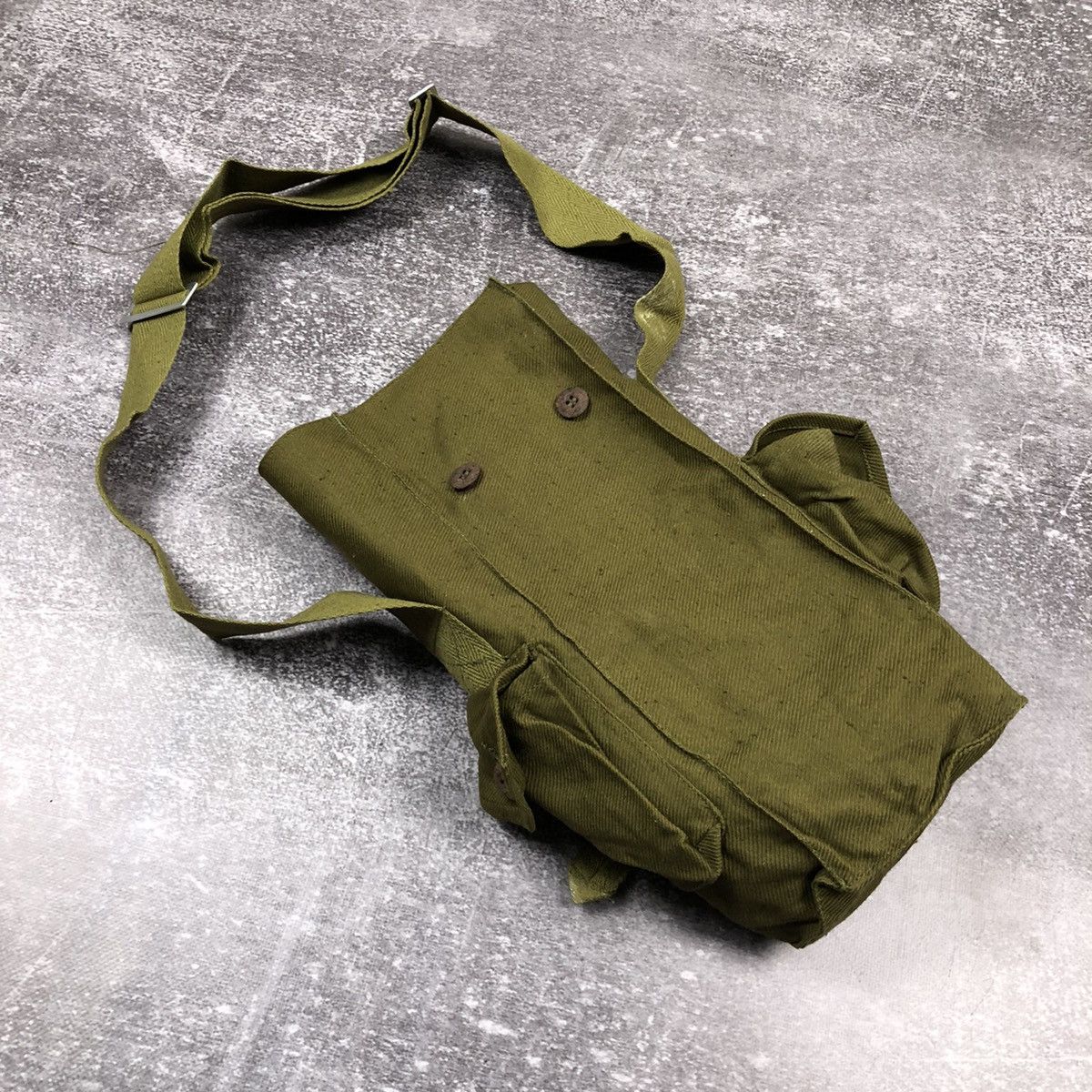 Military × Vintage Vintage 1979 USSR Canvas Bag from a Soviet Gas Mask ...