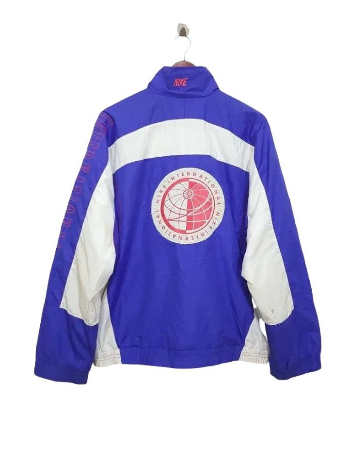 Nike Vtg. NIKE INTERNATIONAL 90's 'SAMPLE' Windbreaker Jacket | Grailed