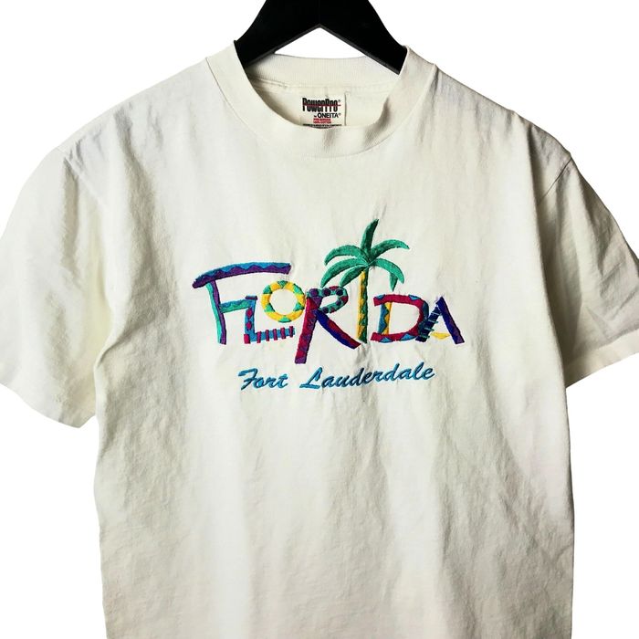 Vintage 90s Vintage Florida Fort Lauderdale T Shirt Summer Palm Tree ...