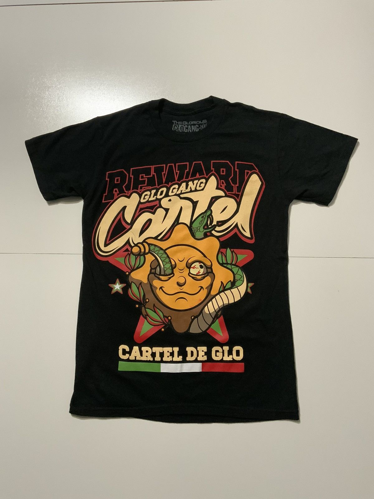 Glo Gang Glo Gang Worldwide Cartel De Glo Chief Keef Crewneck T-Shirt ...