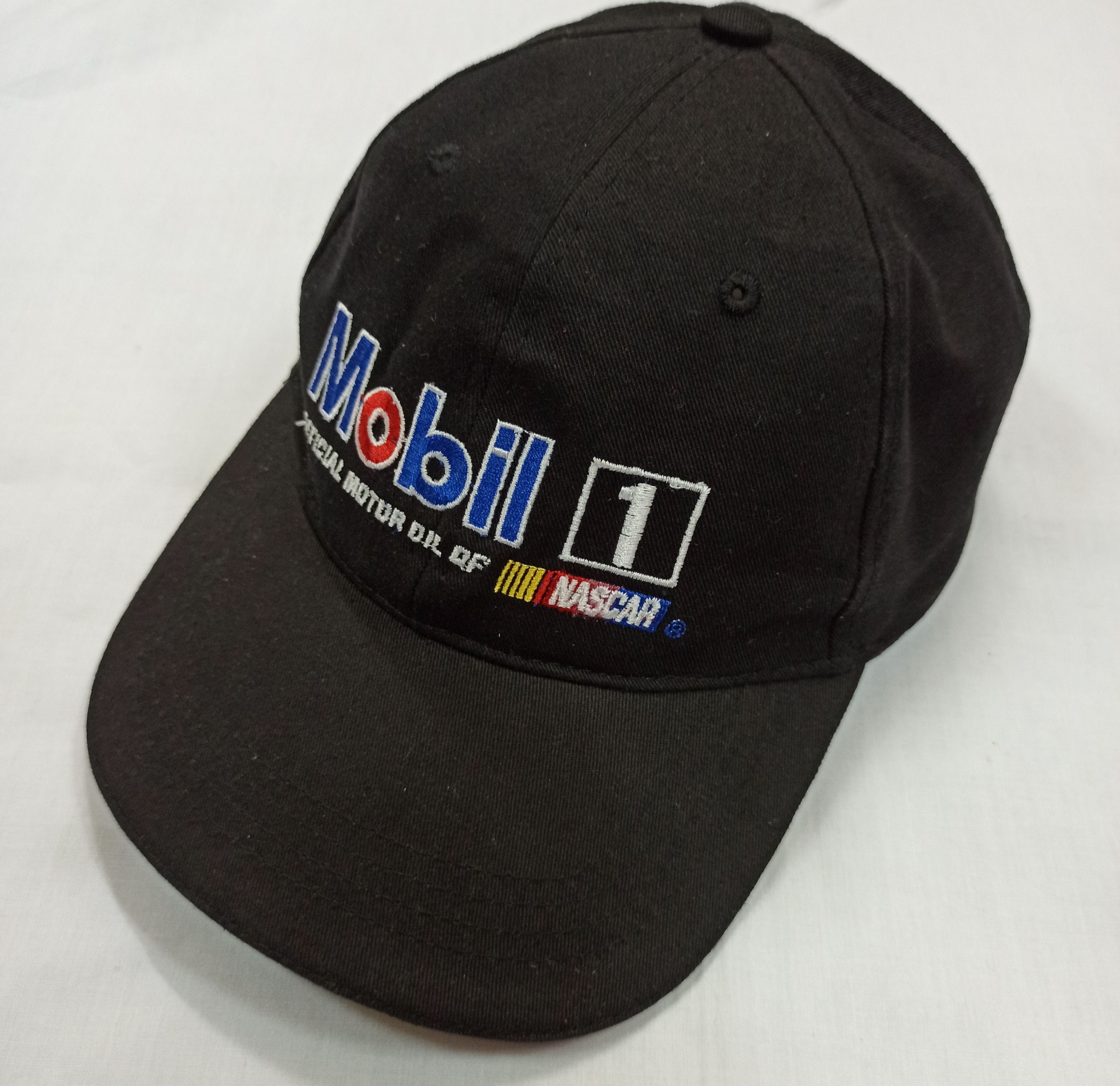 NASCAR × Racing × Vintage RARE RACING NASCAR MOBIL 1 CAP HAT | Grailed