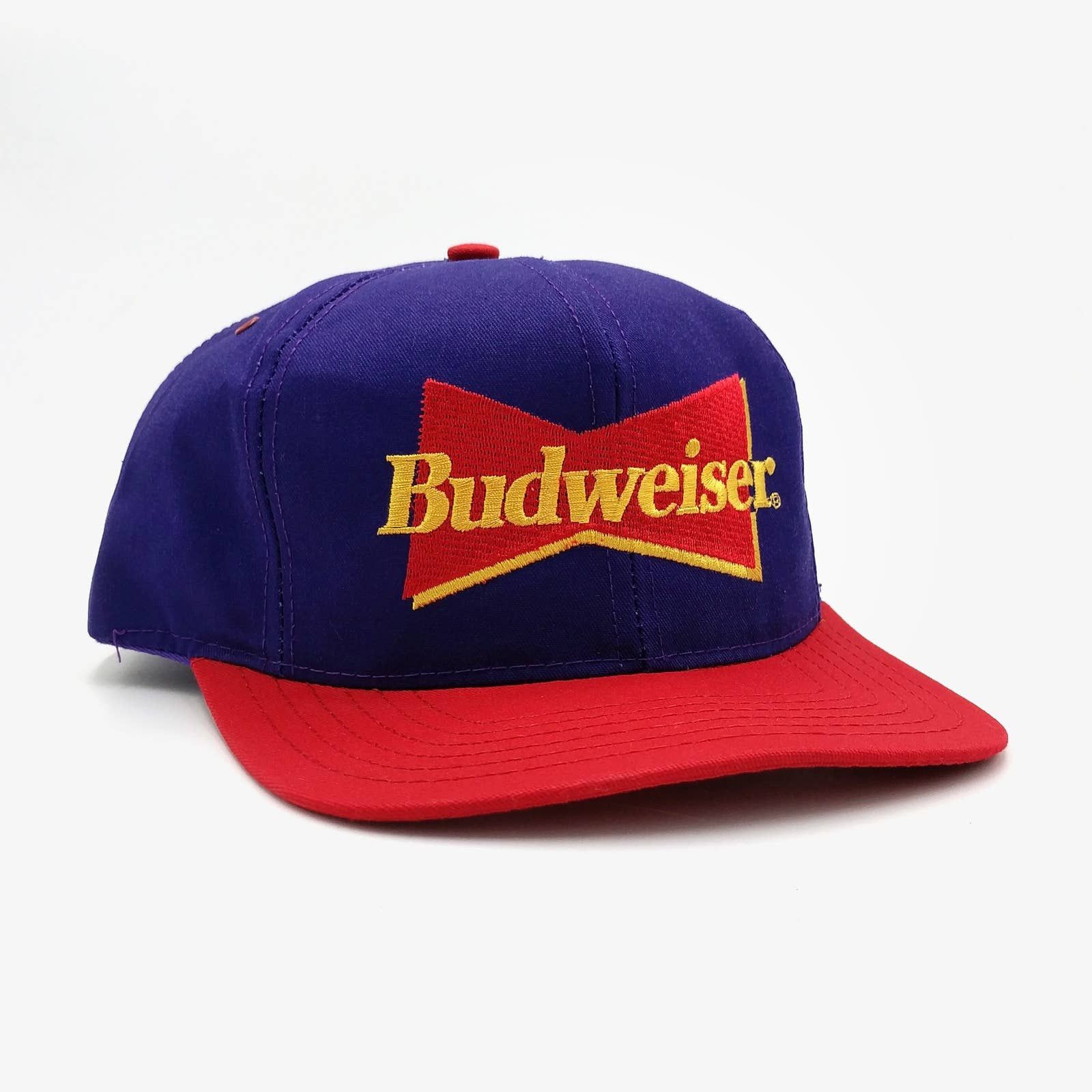 Vintage Vintage Budweiser Beer Snapback Trucker Hat Deadstock RARE ...