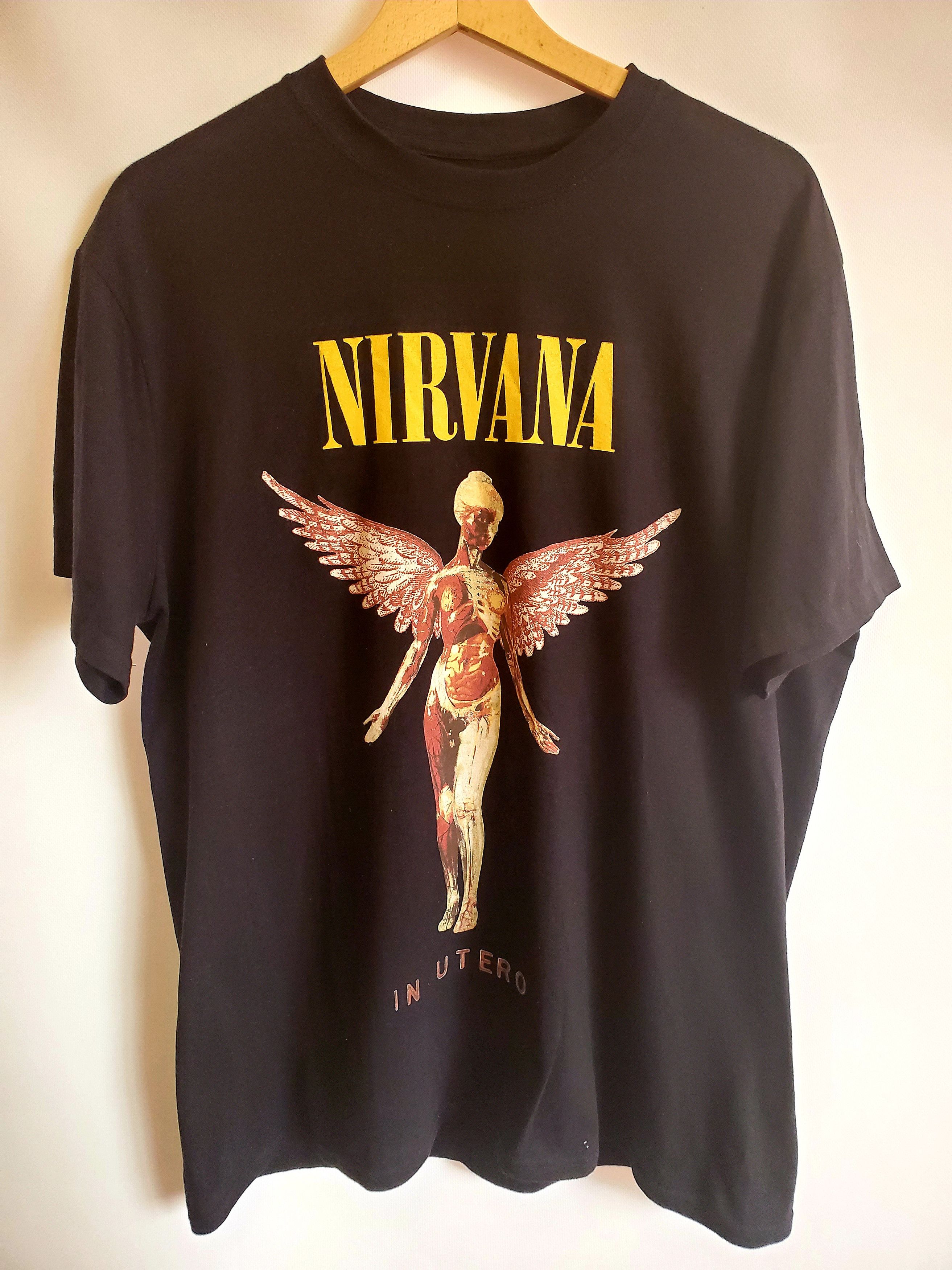 Nirvana Nirvana In Utero Kurt Cobain Official Heavy Metal TeeT-Shirt | Grailed