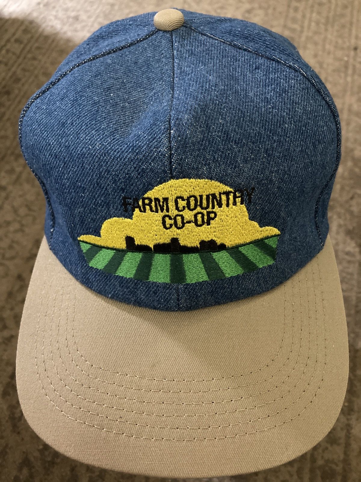 Vintage Farm Country Co-Op Trucker Snapback Hat Cap vintage farming ...
