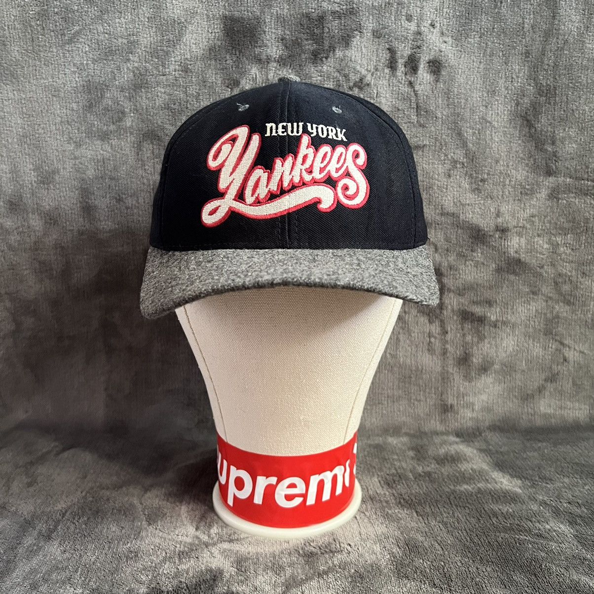 Vintage Vintage 90’s Nutmeg MLB New York Yankees Script Logo Cap/Hat ...