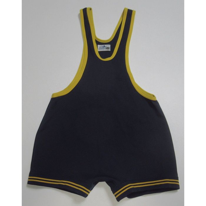 Generic Vintage The Mat Corner Wrestling Singlet Low Cut Mens Large ...