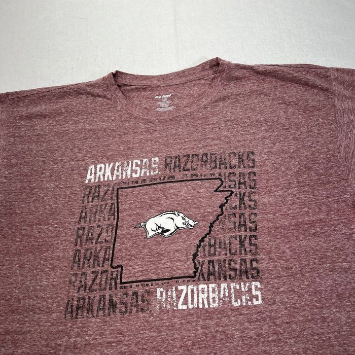 Pro Edge University Of Arkansas Razorbacks XL Graphic T Shirt ProEdge ...