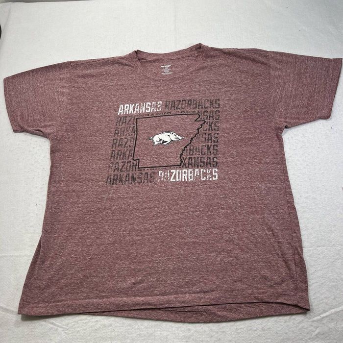 Pro Edge University Of Arkansas Razorbacks XL Graphic T Shirt ProEdge ...