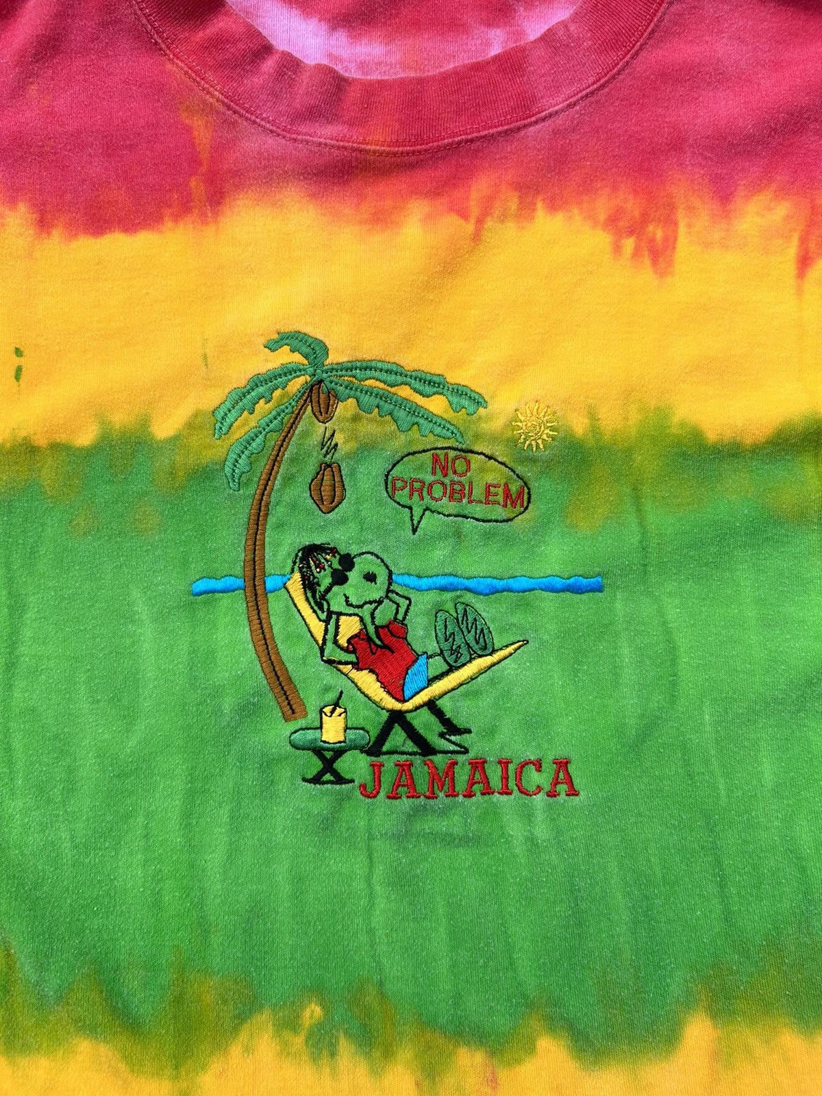 Peanuts × Vintage Snoopy Peanuts vintage late 90s rasta tie dye t-shirt ...