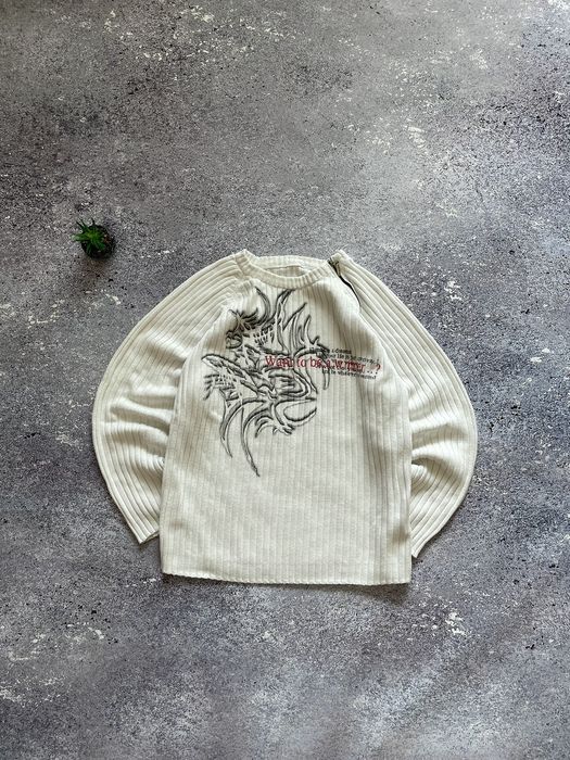 Vintage Vintage Y2K "Want to be a writer" Poem Sweater Opium | Grailed
