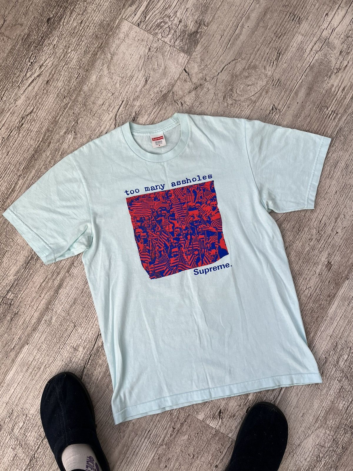 Supreme Supreme tee to many assholes travis y2k | Grailed