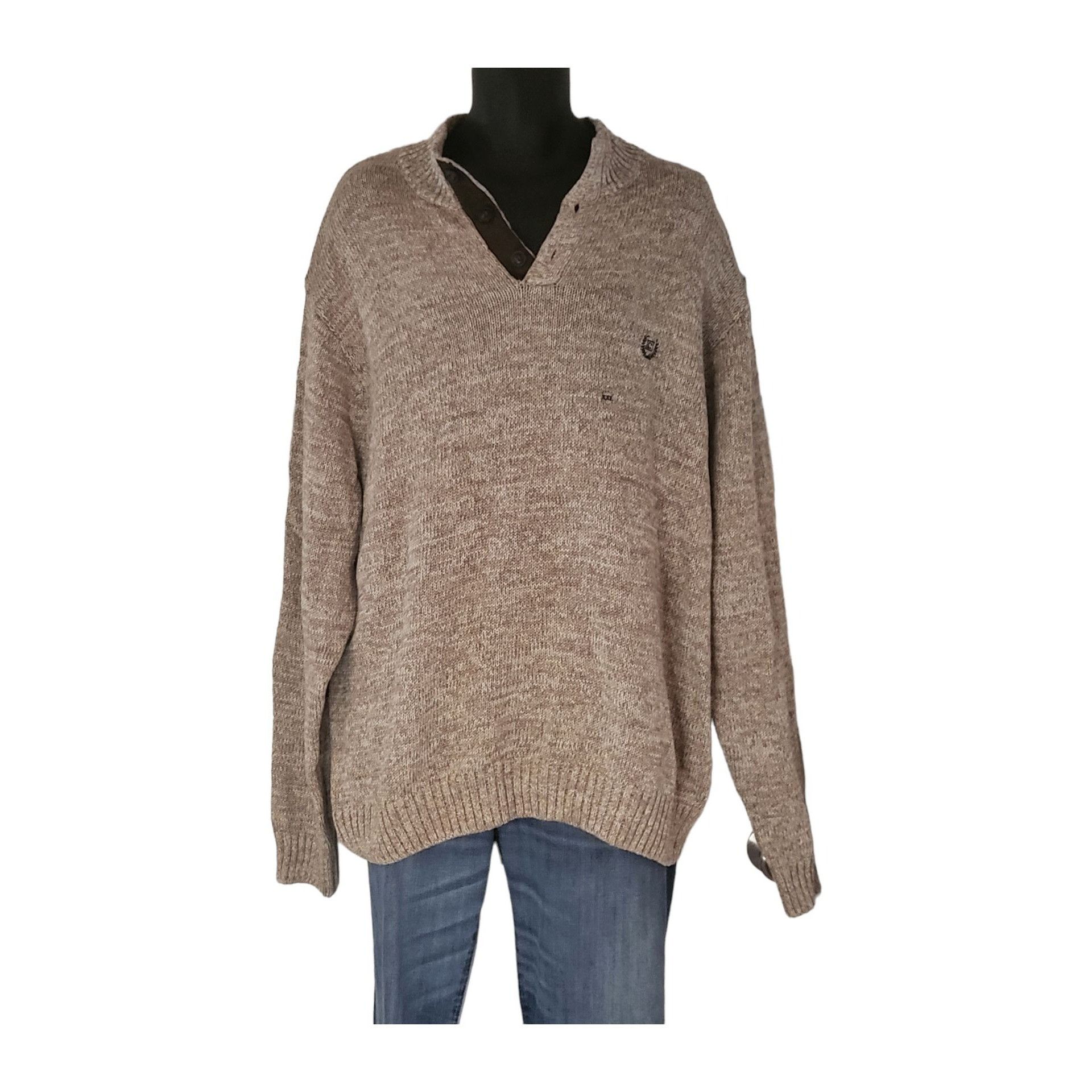 Chaps Chaps Ralph Lauren NWT Twist Mock 3 Button Sz XXL Sweater Me ...