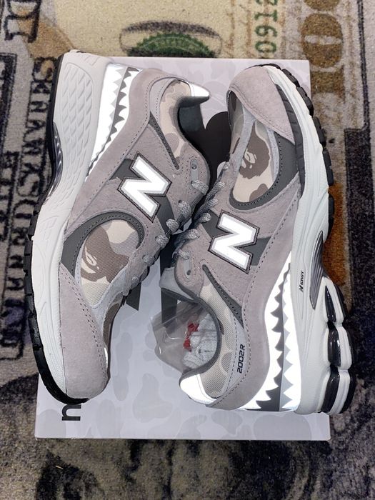 Bape New Balance 2002R BAPE Grey | Grailed