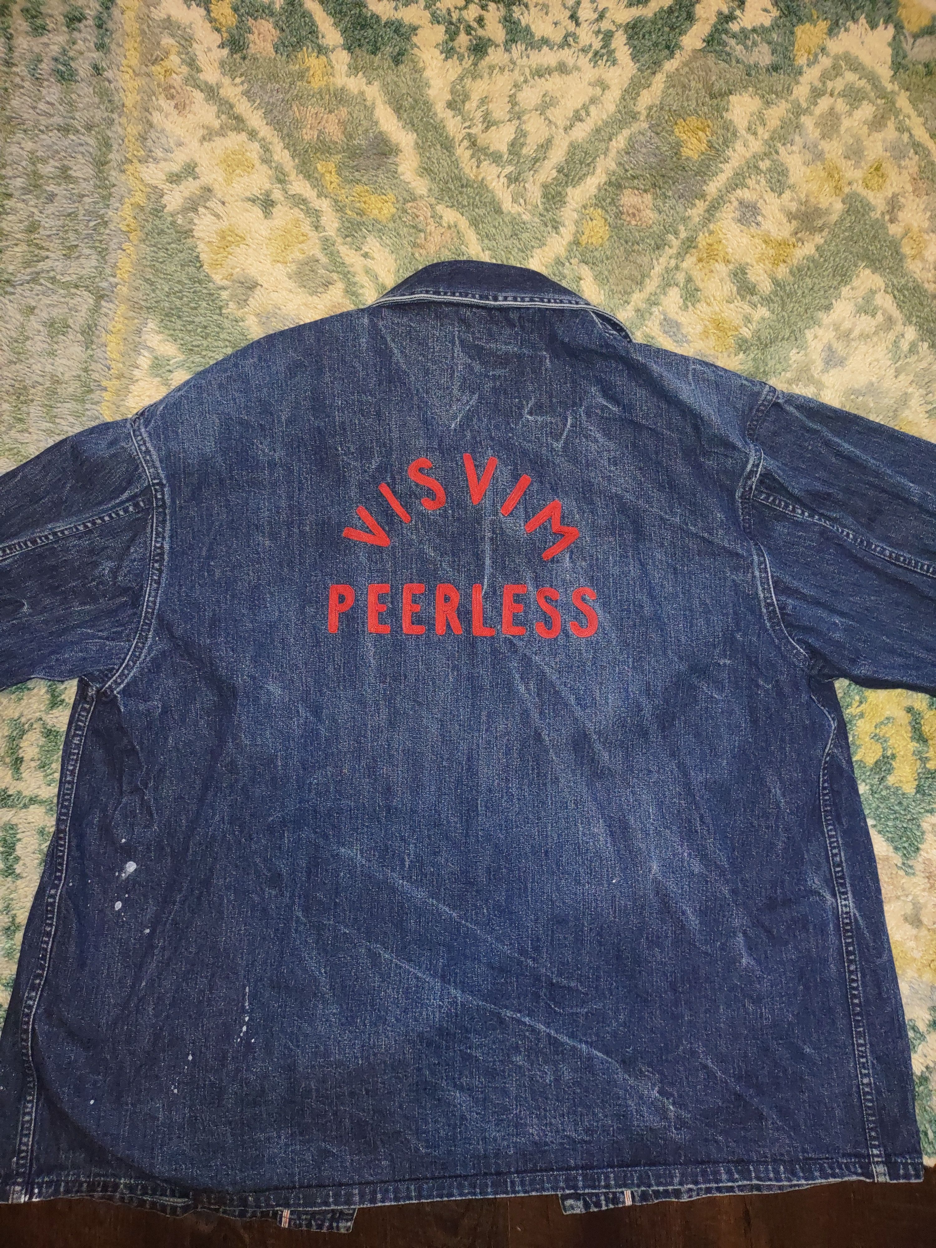 Visvim VISVIM PEERLESS Baker Coverall Dry Denim Jacket In | Grailed