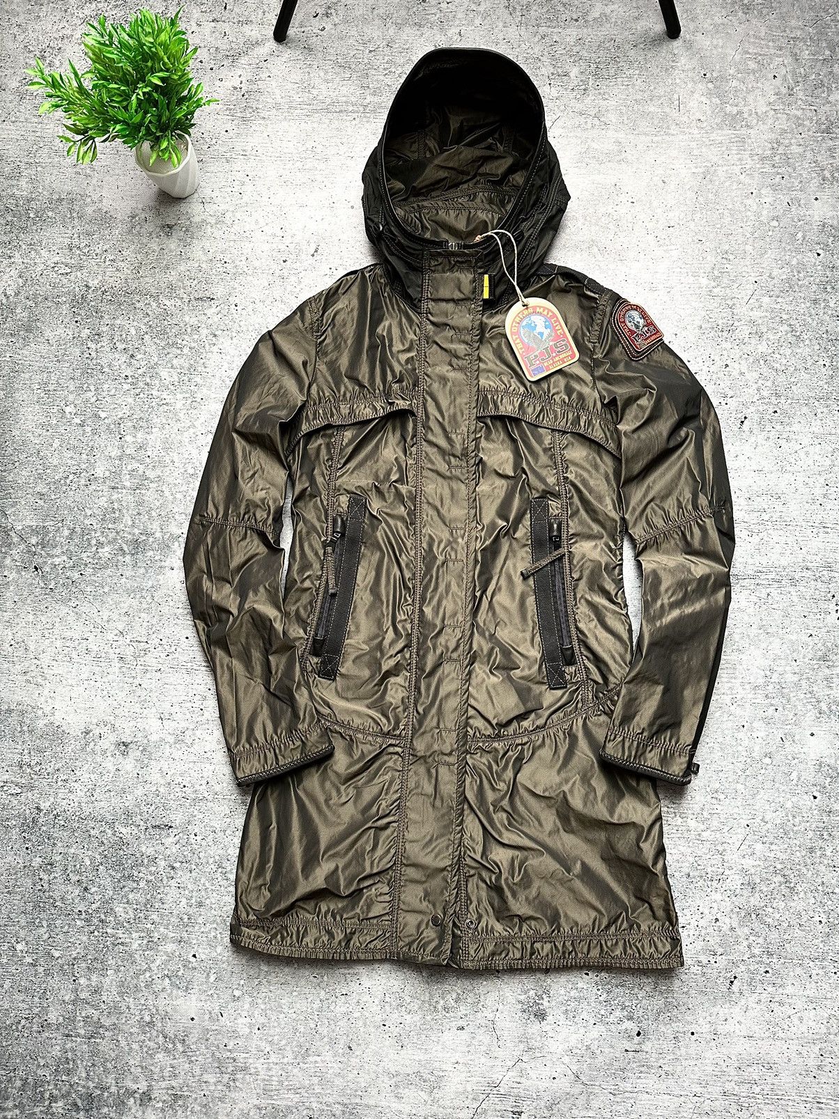 Parajumpers Parajumpers Nylon Rain Y2K Trench Light Jacket | Grailed