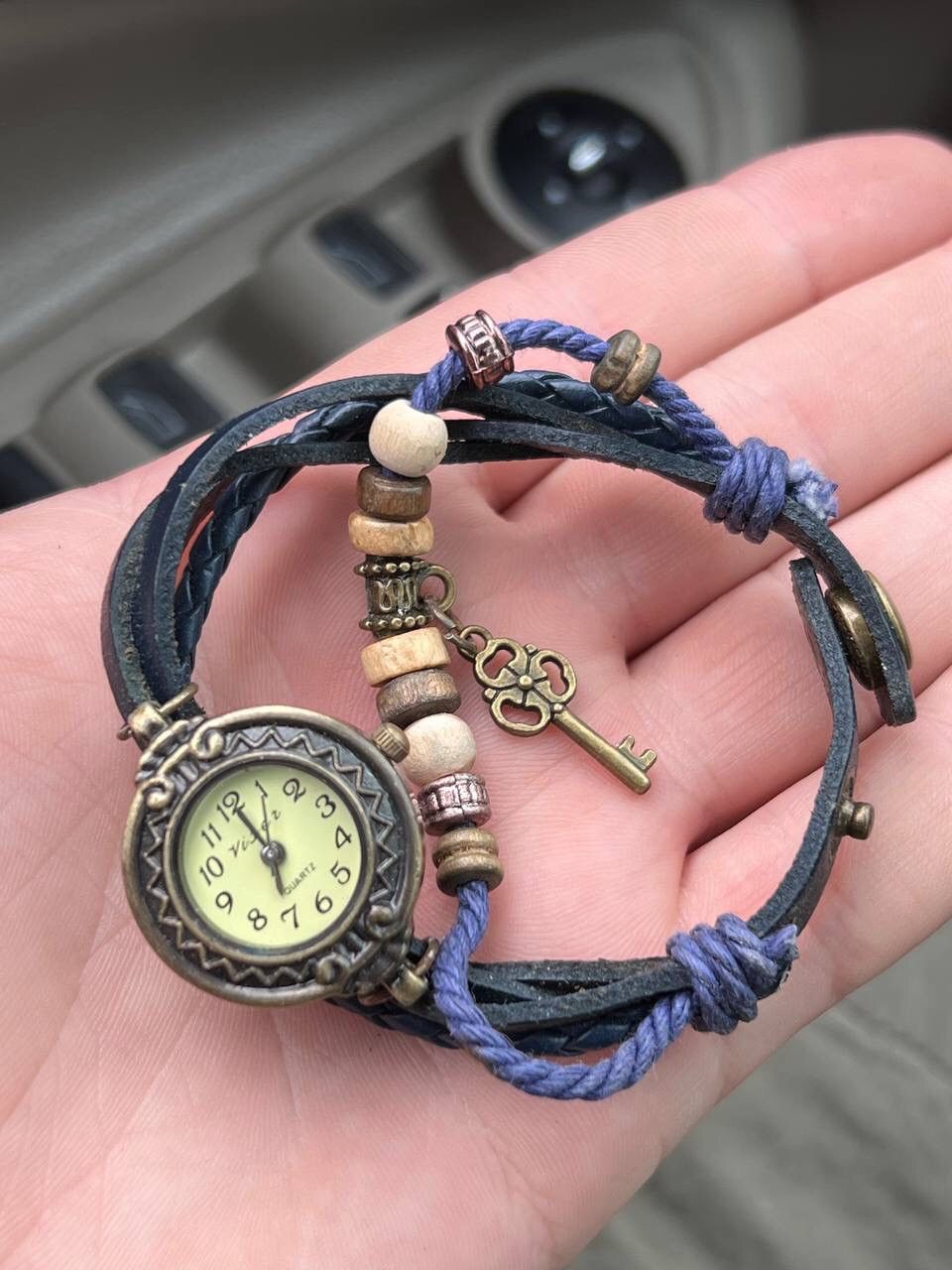 Vintage Vintage Japanese style futuristic Watch Blue amulet key 🪬 | Grailed