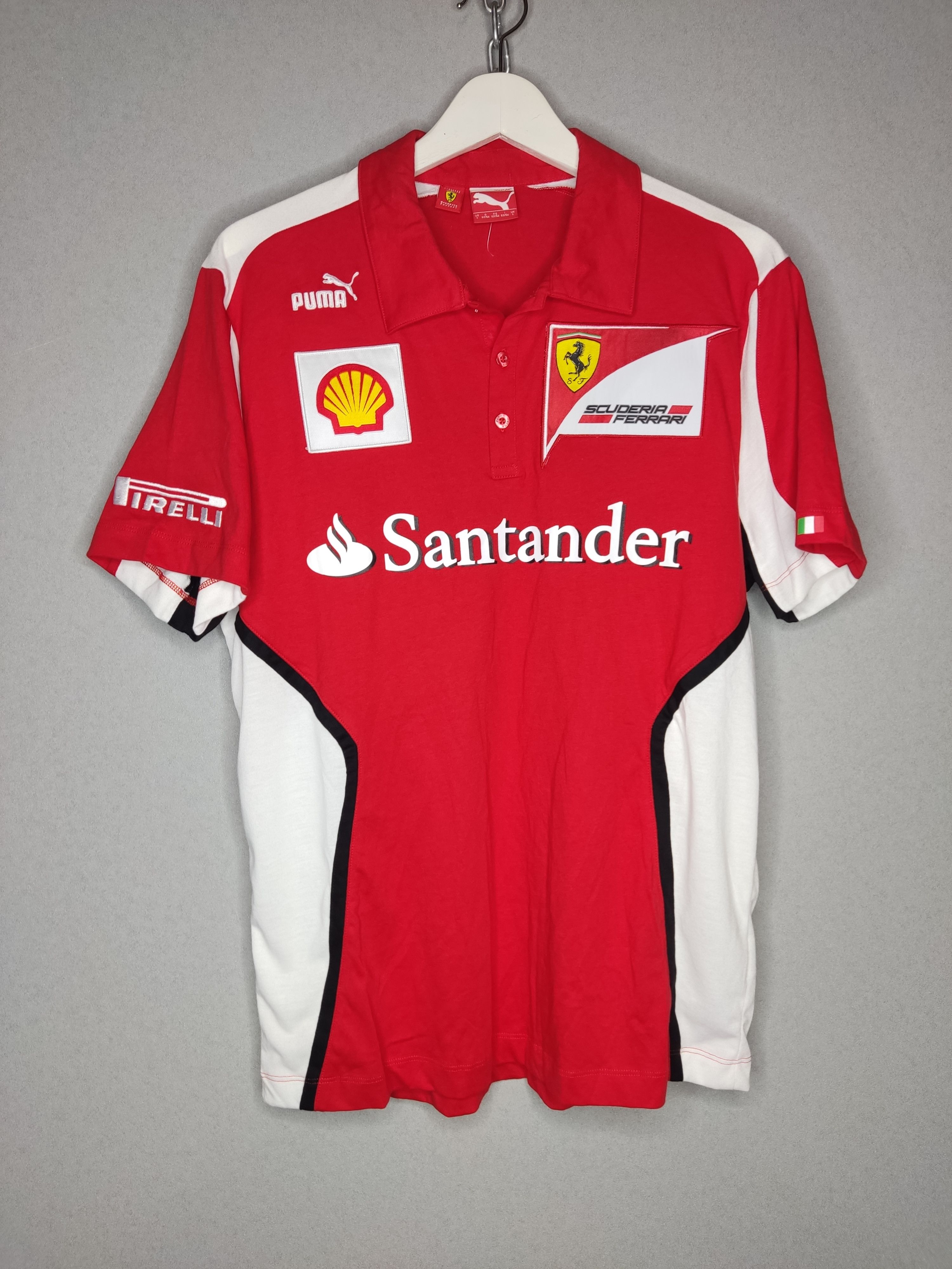Ferrari × Puma Ferrari Puma Santander Italy Official Racing many Logos ...