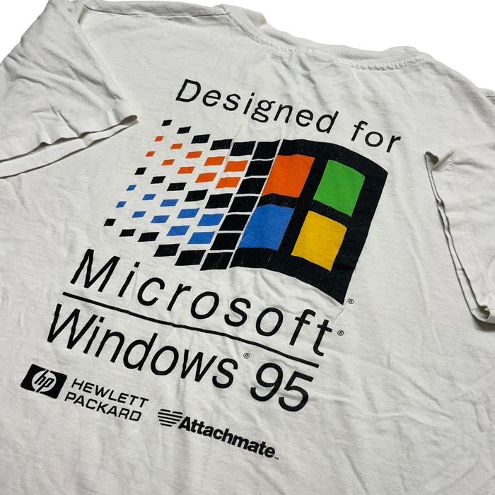 Vintage Microsoft Windows 95 Vintage Single Stitch Tee Large | Grailed