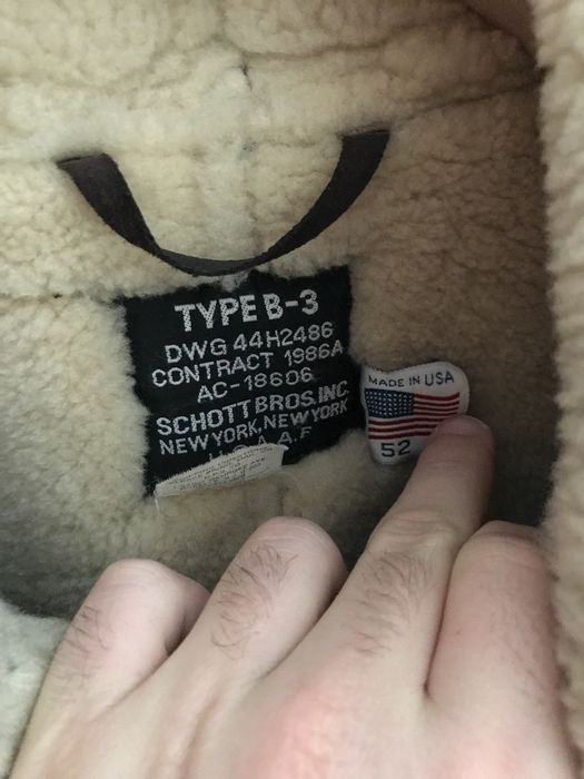 Schott Shearling Type B-3 | Grailed