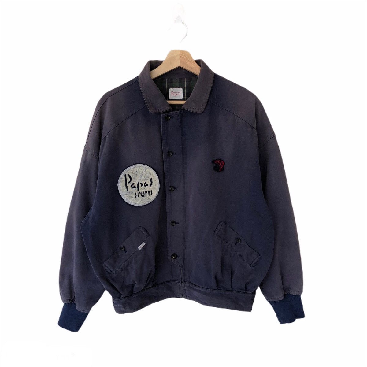 Japanese Brand 🔥RARE VINTAGE PAPAS BOMBER JACKET FADED VINTAGE | Grailed