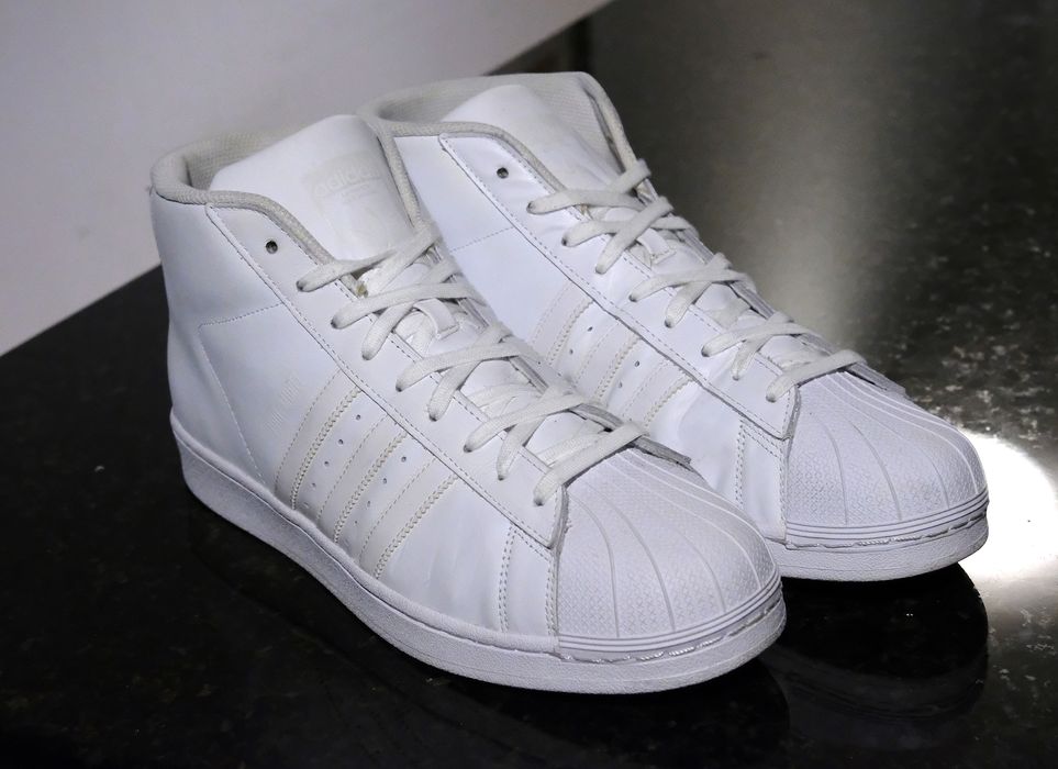 Adidas Pro Model All White | Grailed