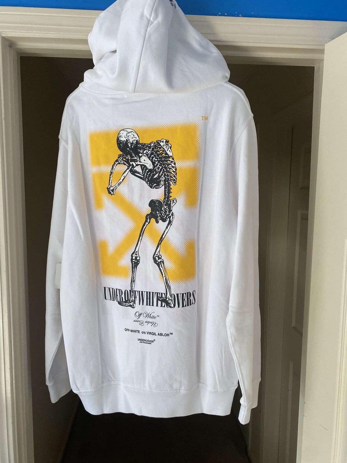 Off-White × Undercover Off-white undercover RVRS skeleton hoodie FW19 ...