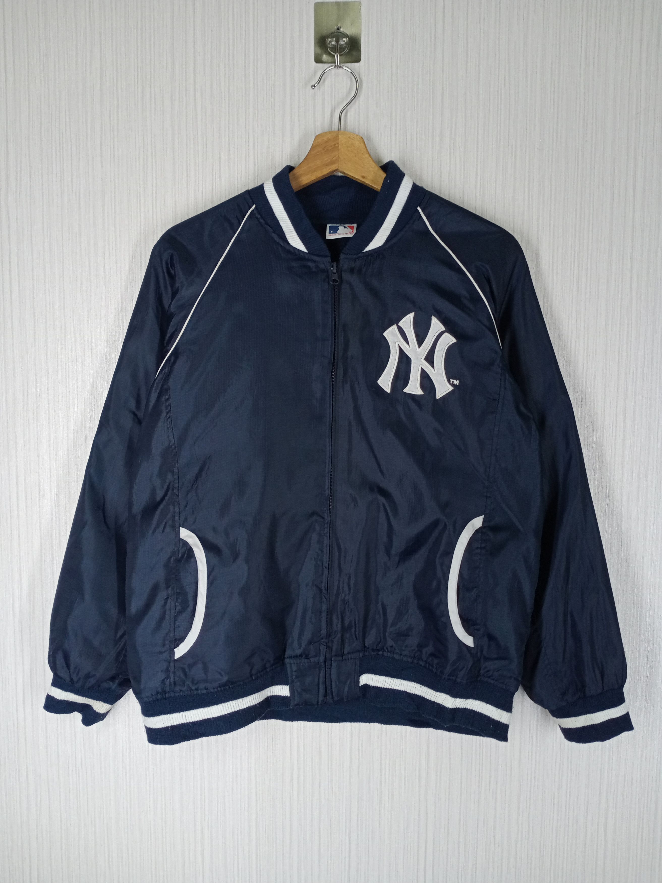 MLB Vintage New York Yankees Varsity Zipper Jacket | Grailed