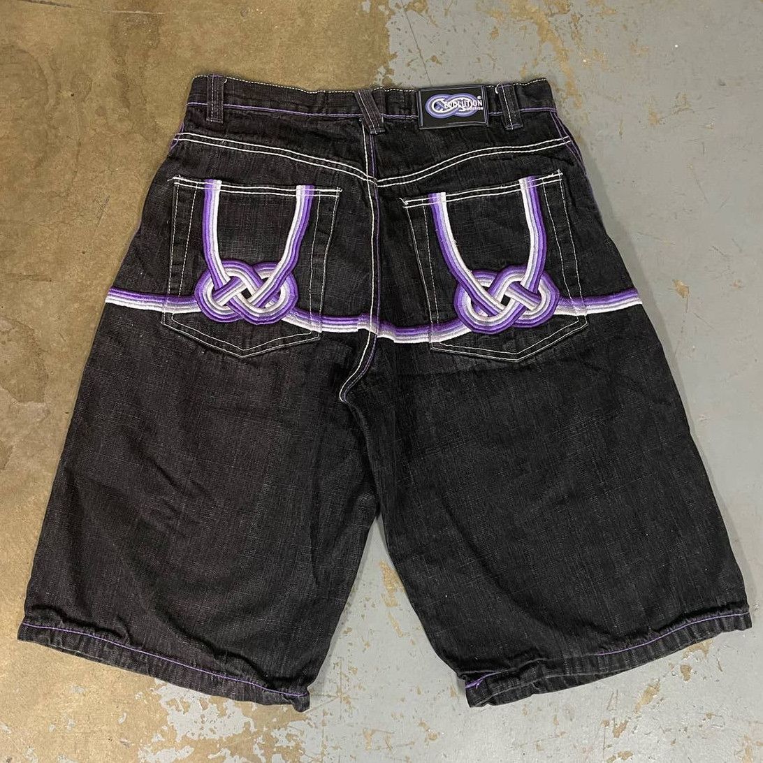 Archival Clothing y2k Evolution in Design baggy jorts denim jean shorts ...