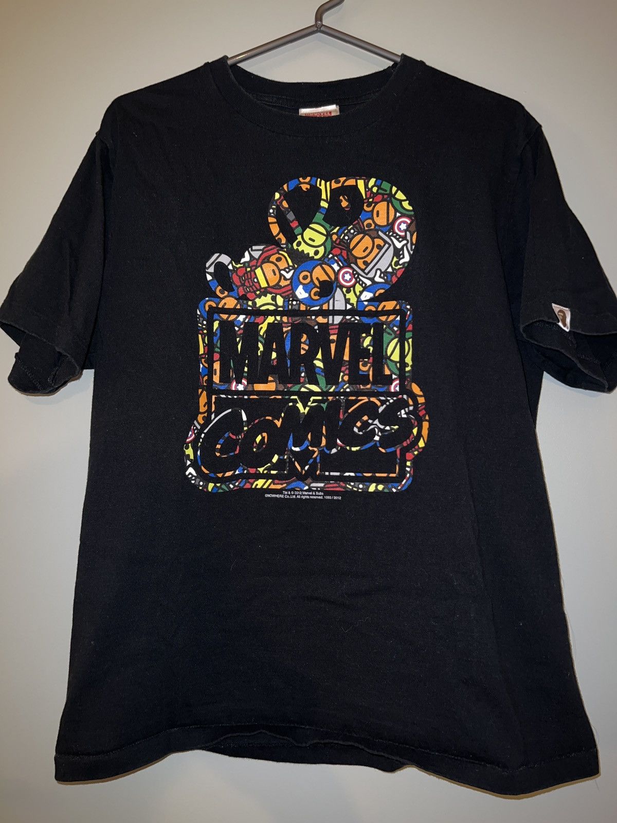 Bape × Marvel Comics Vintage Bape Baby Milo Marvel t-shirt | Grailed