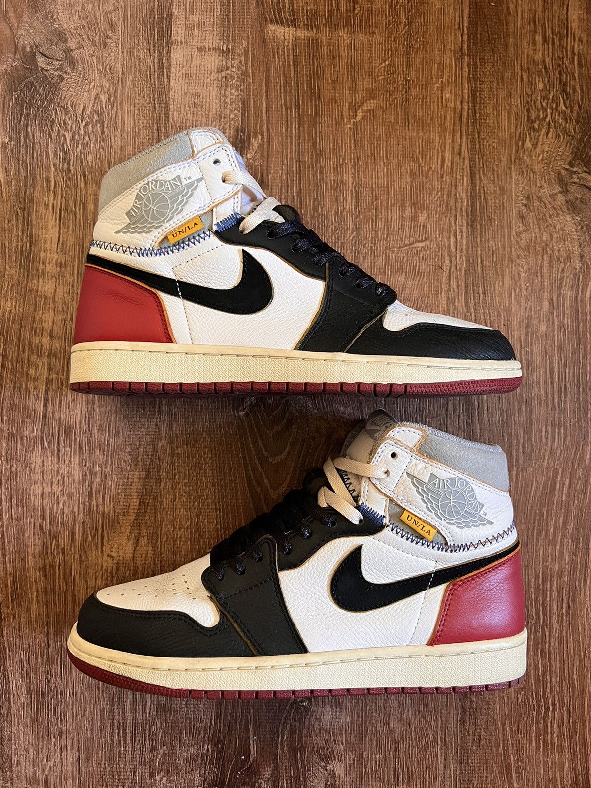 Jordan Brand × Union Air Jordan 1 Retro High Union LA Black Toe | Grailed