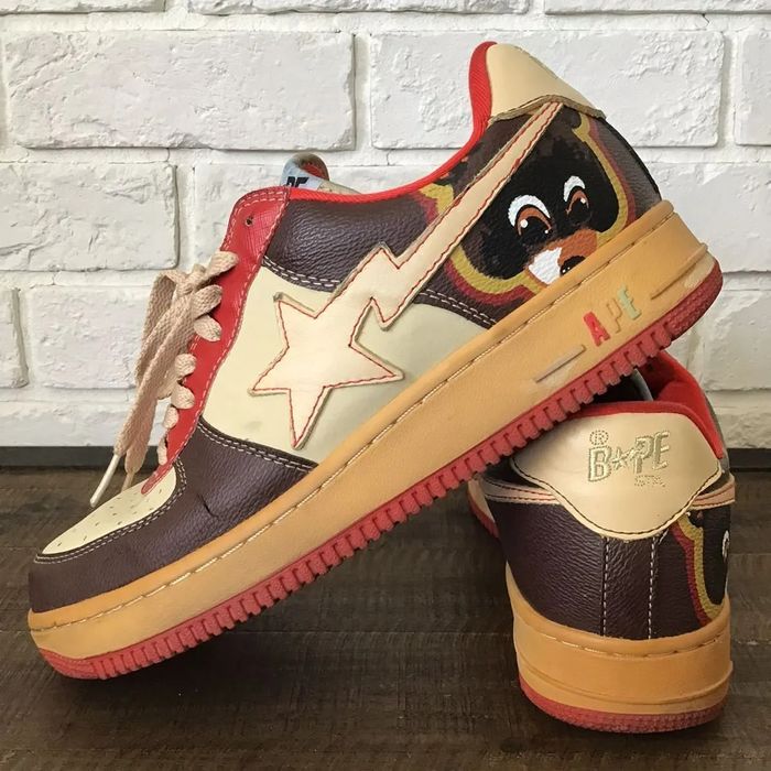 Bape BAPE x Kanye West College Drop-our Bape-Sta Sneakers | Grailed