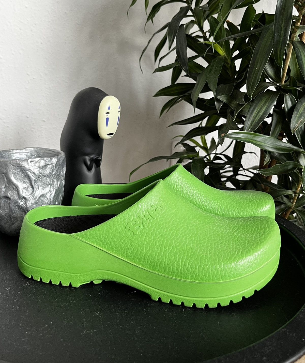 Birkenstock Lime green Birkenstock super birki clogs | Grailed
