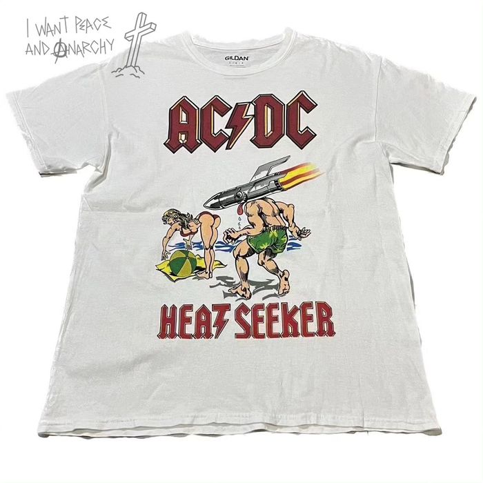 Vintage Ac/Dc Band Vintage Short Sleeve Heatseeker All Size | Grailed