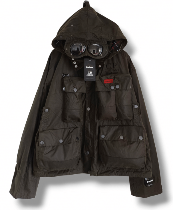 Barbour CP Company x Barbour Multi Pocket 500 Mille Waxed Jacket 2XL ...