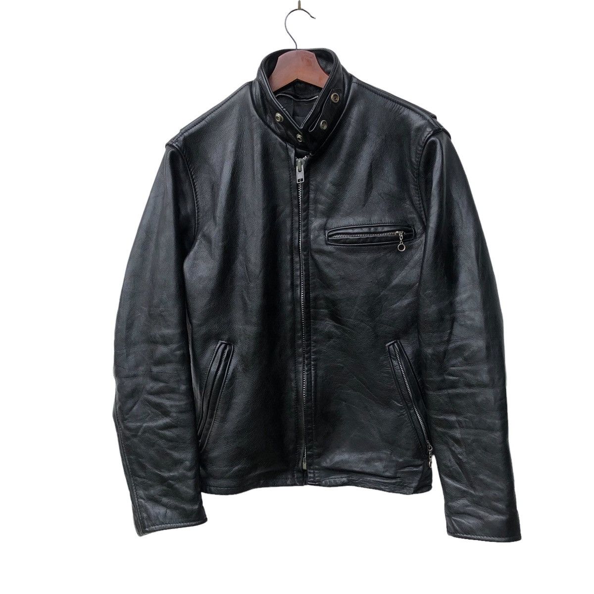 Genuine Leather × Schott VINTAGE SCHOTT 641 EASY RIDER LEATHER CAFE ...