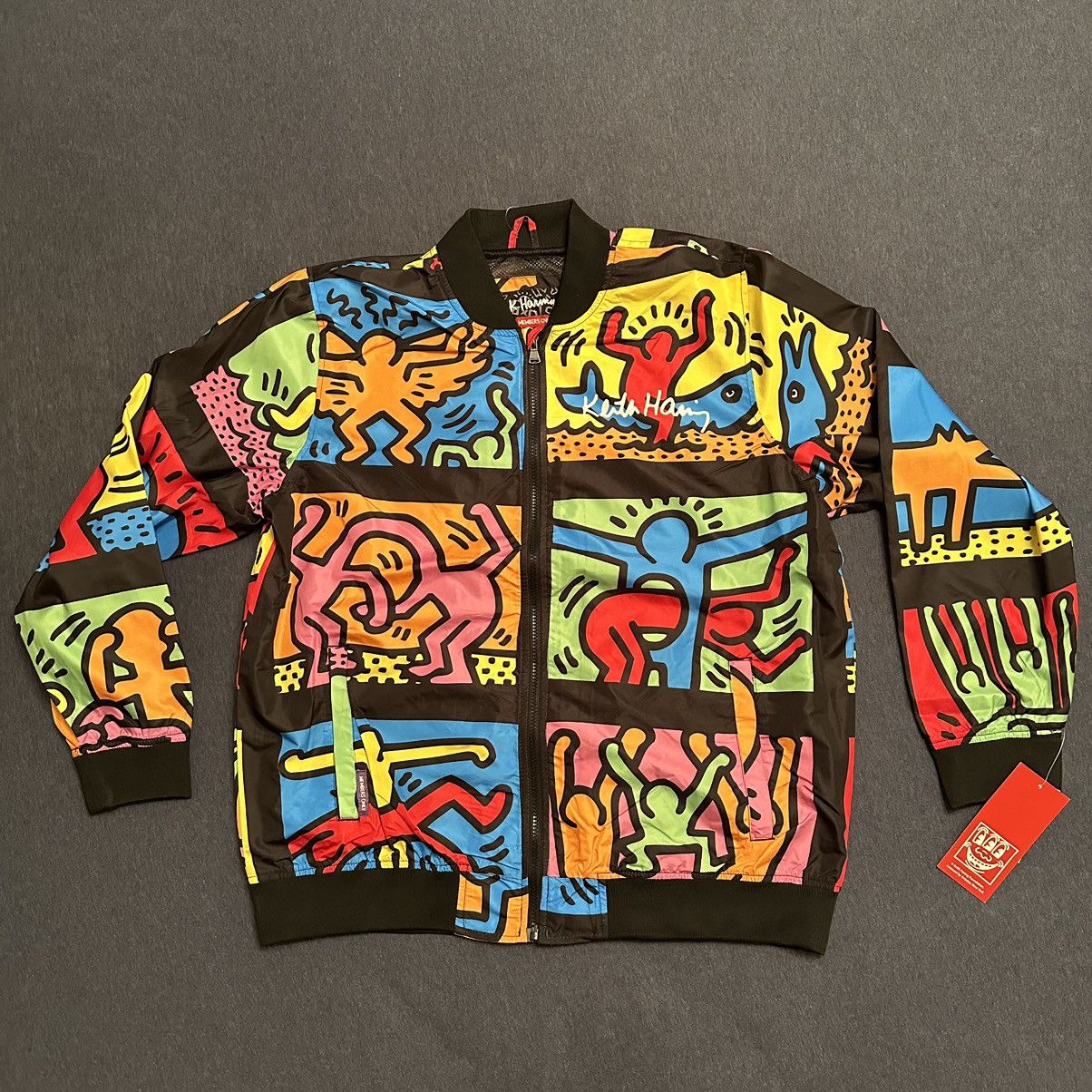 Keith Haring × Members Only Members Only Keith Haring Bomber ...