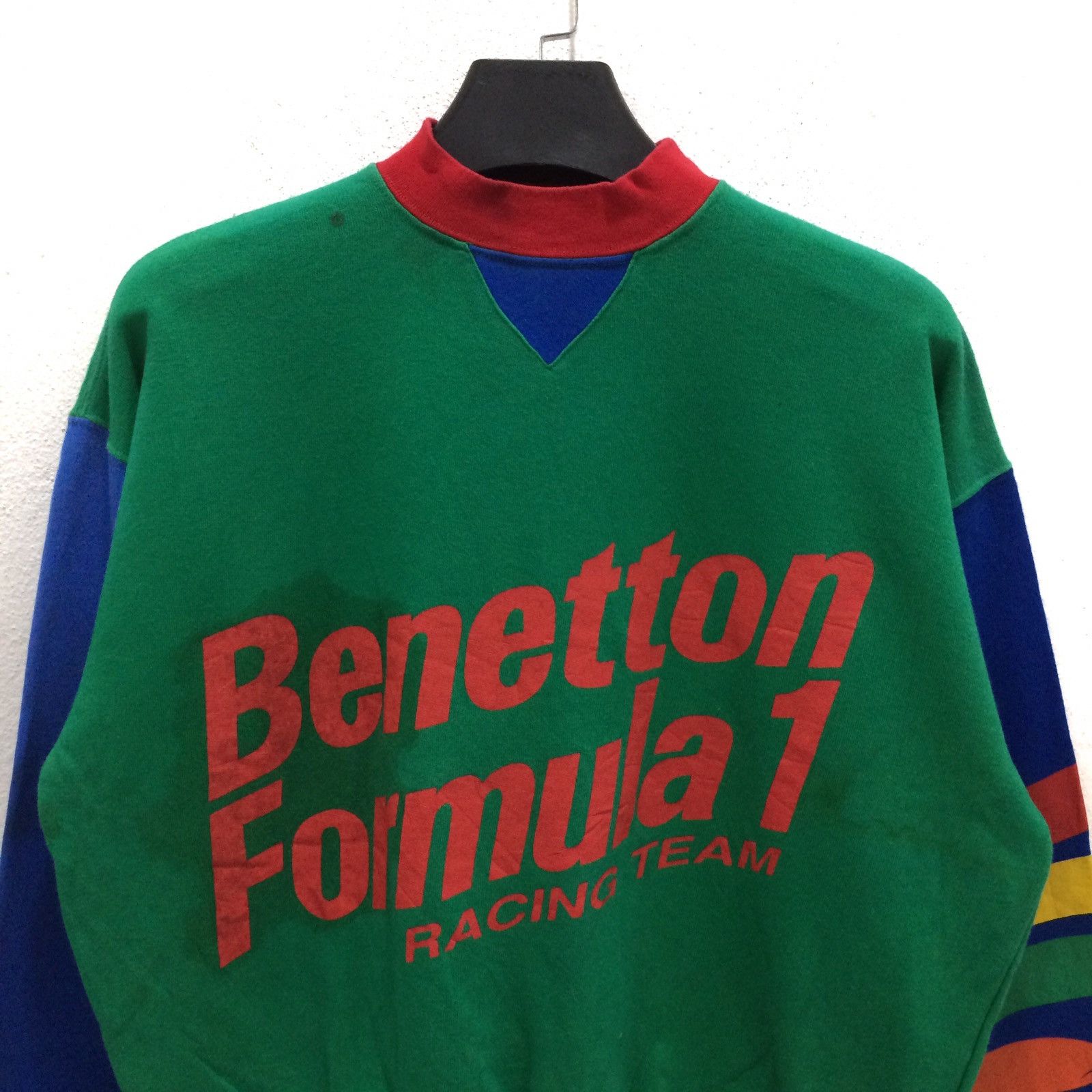 Benetton Benetton Formula 1 Racing Team Multicolor Sweatshirt | Grailed