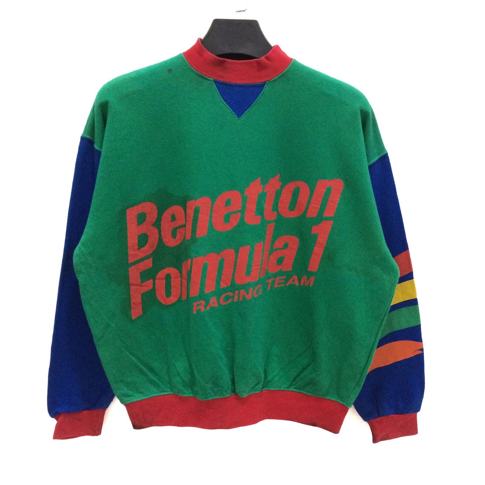Benetton Benetton Formula 1 Racing Team Multicolor Sweatshirt | Grailed